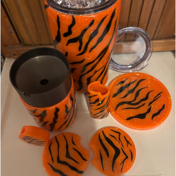Dining | Custom Tiger Print Set | Poshmark